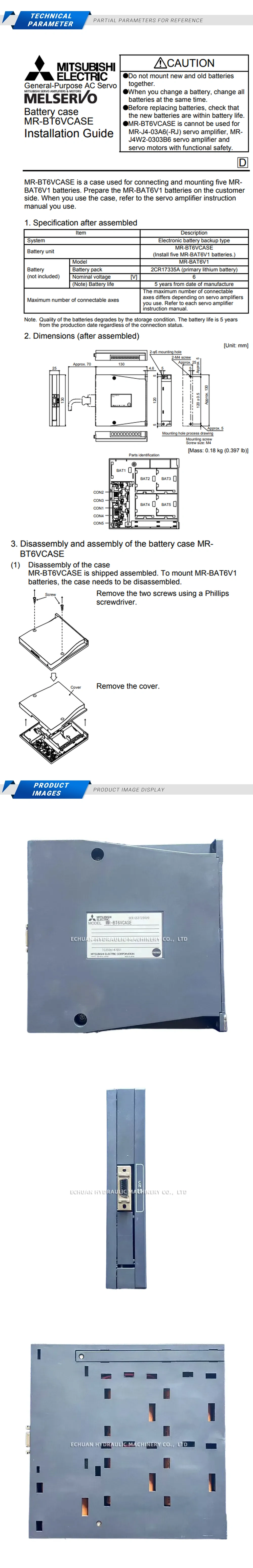 Mitsubishi MR-BT6VCASE - Echuan Hydraulic