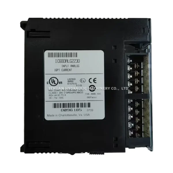 GE IC693ALG223D Analog current input module - Echuan Hydraulic