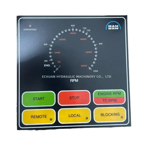 MAN B&W 1639294-6 Engine Control Panel / Start Box - Echuan Hydraulic
