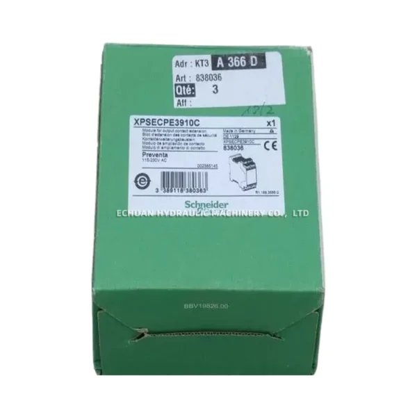 Schneider Electric XPSECPE3910C Safety Relay Module / Output Contact ...