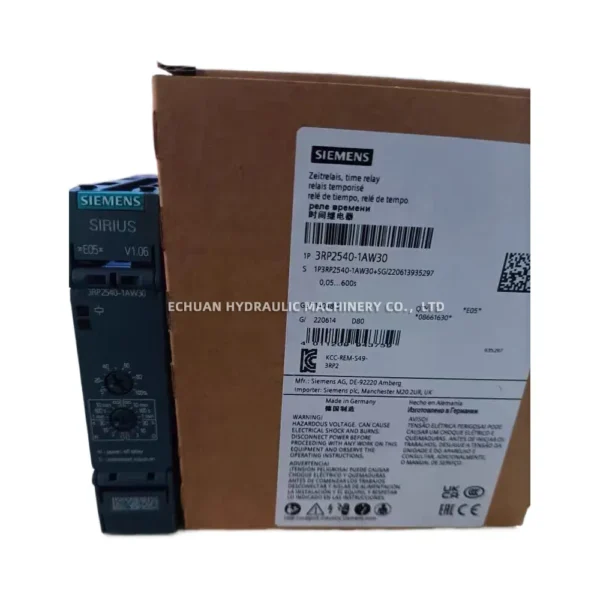 Siemens 3RP2540-1AW30 Time Relay - Echuan Hydraulic