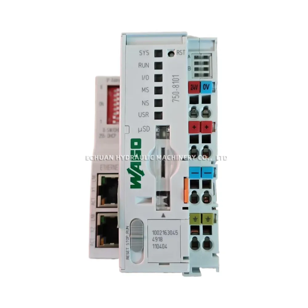 WAGO 750-8101 (PFC100 CS 2ETH) Programmable Fieldbus Controller (PLC ...